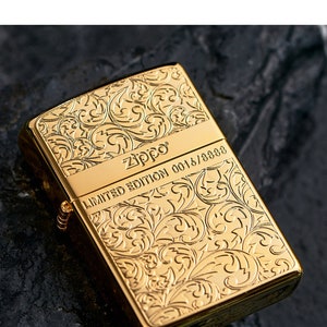 Zippo Very Nice Brass Flower Limited Edition Asian Market New in Box - Etsy