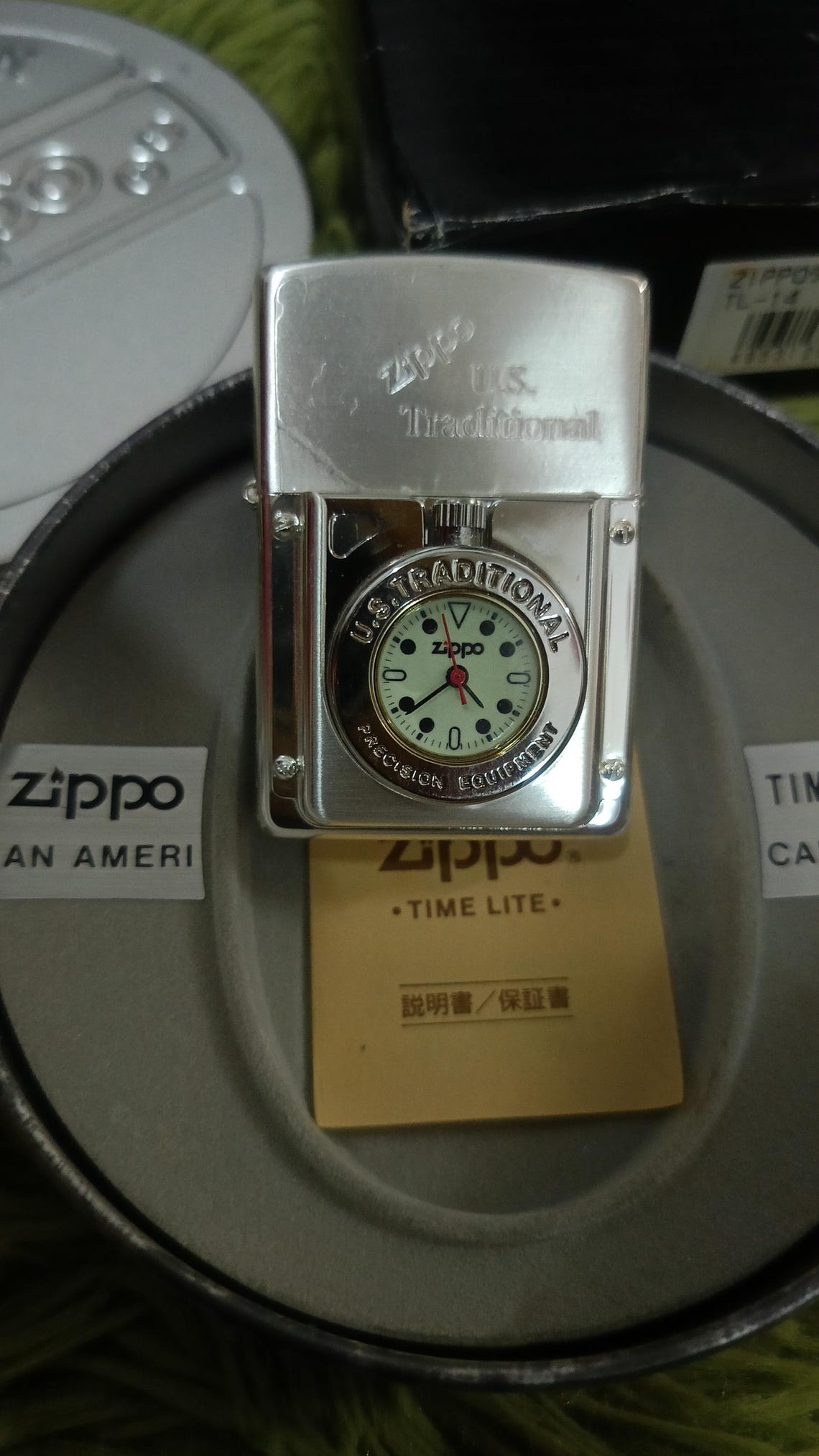 Zippo Rare an American Classic Watch Vintage 1998 Unused With Original ...