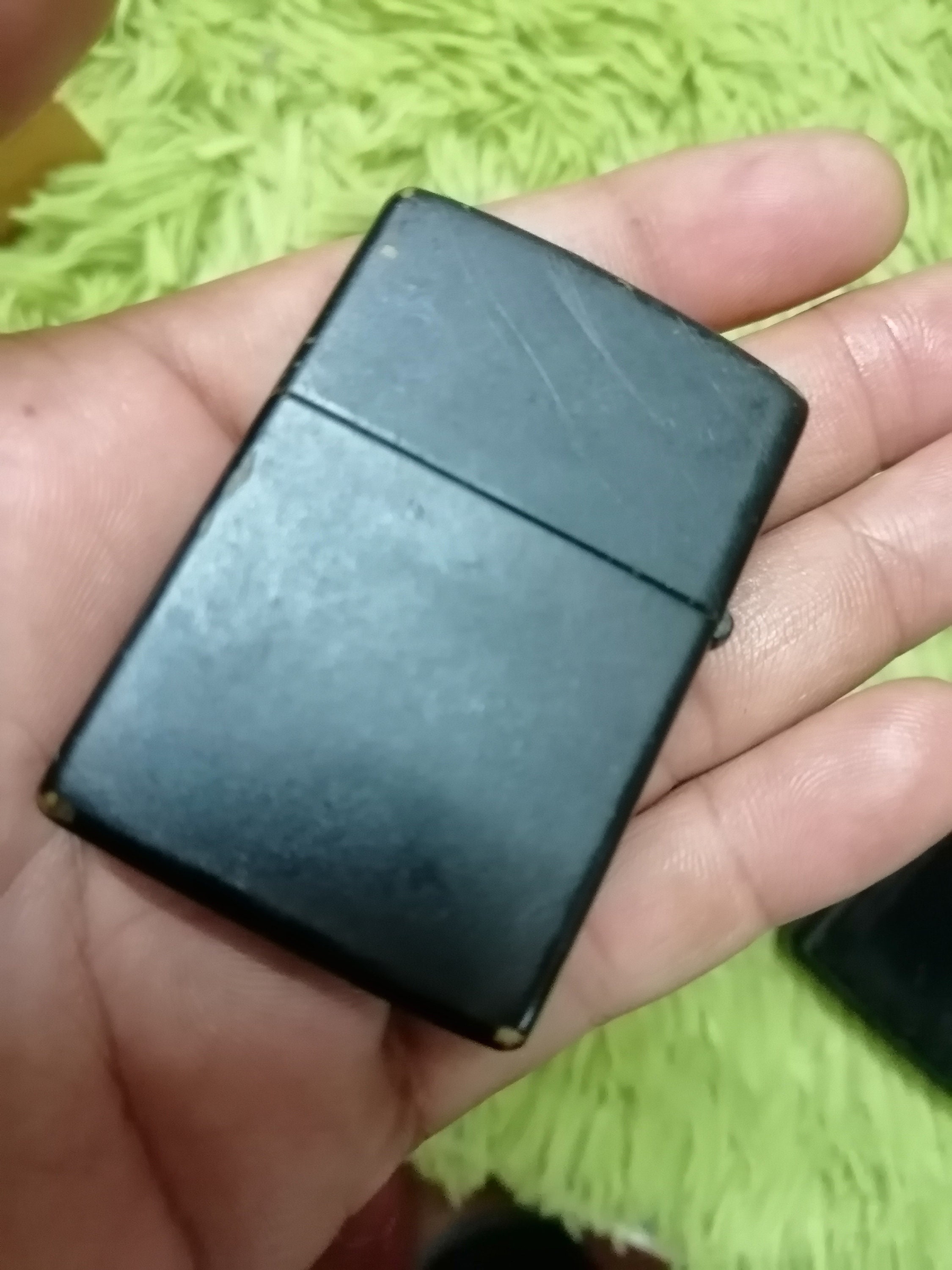 Zippo Marlboro Man in Black Used 1991 - Etsy