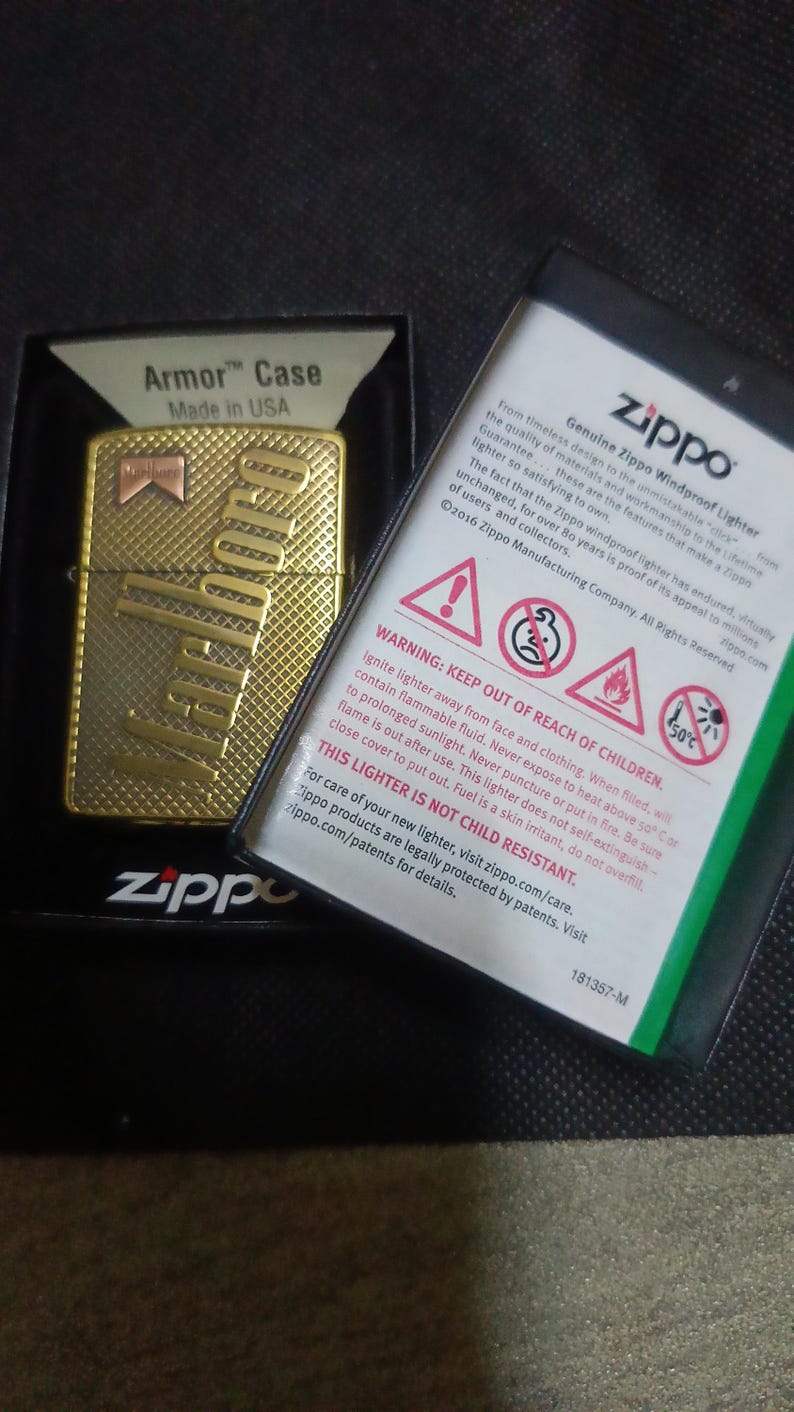 Zippo Very Nice Marlboro Longhorn Brass Limited Edition - Etsy