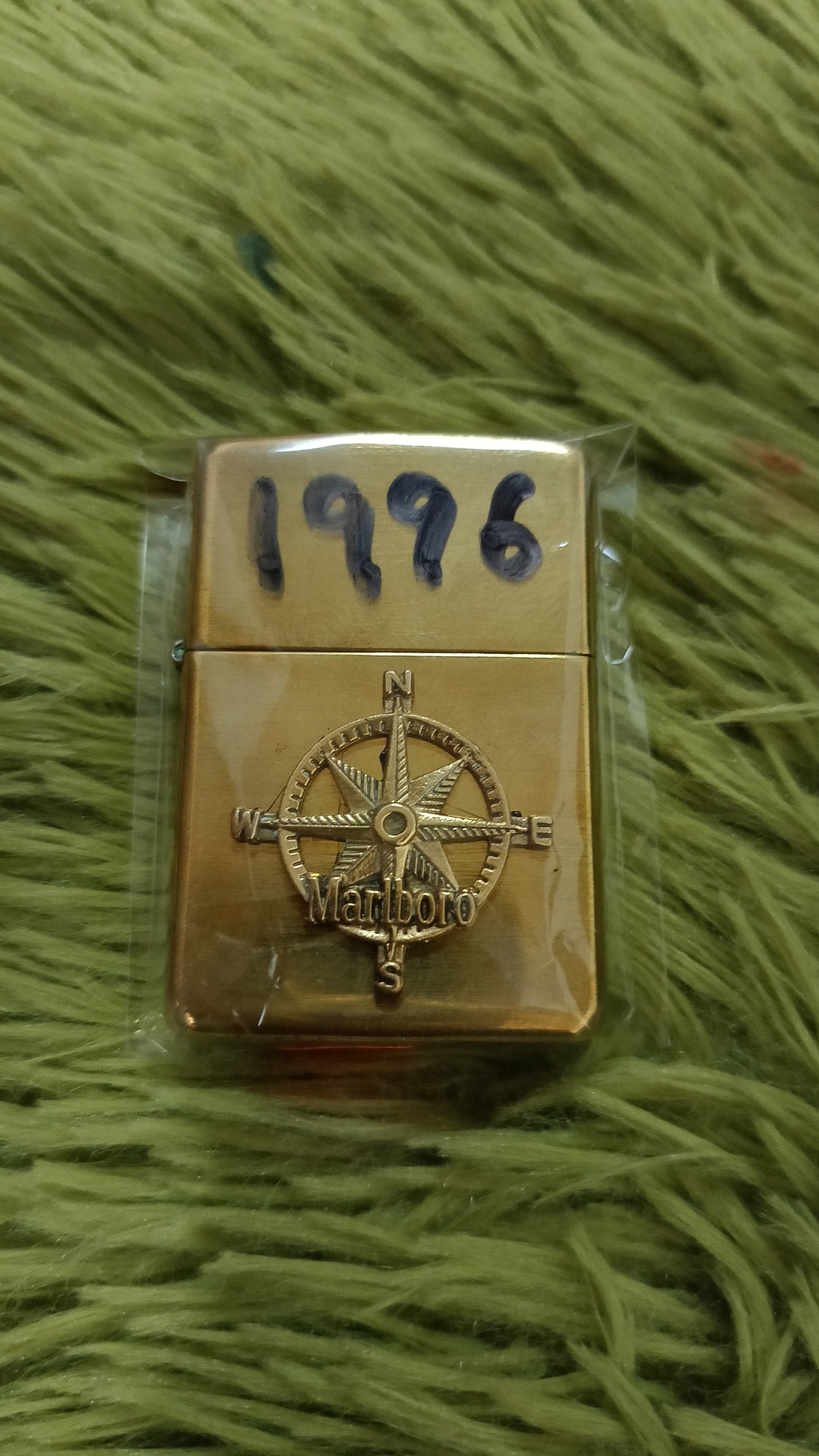 Zippo Rare Marlboro Compass Emblem Brass Used 1996 - Etsy