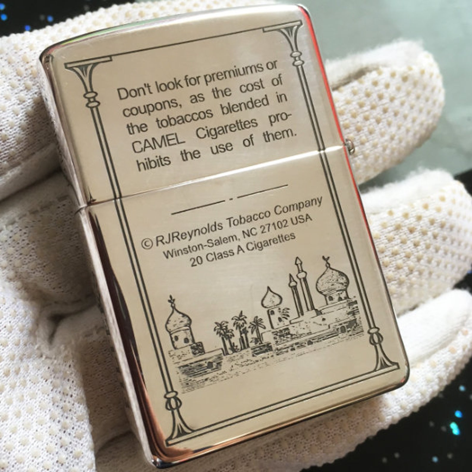 Zippo Rare Camel Sterling Silver 5 Side New in Box - Etsy