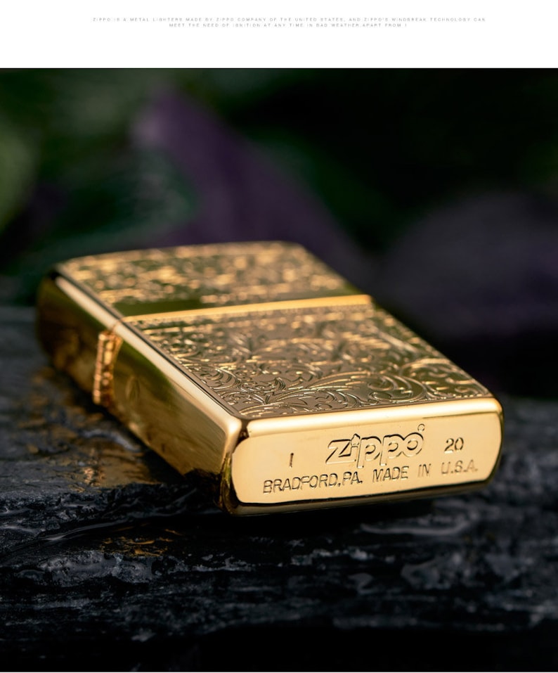 Zippo Very Nice Brass Flower Limited Edition Asian Market New in Box - Etsy