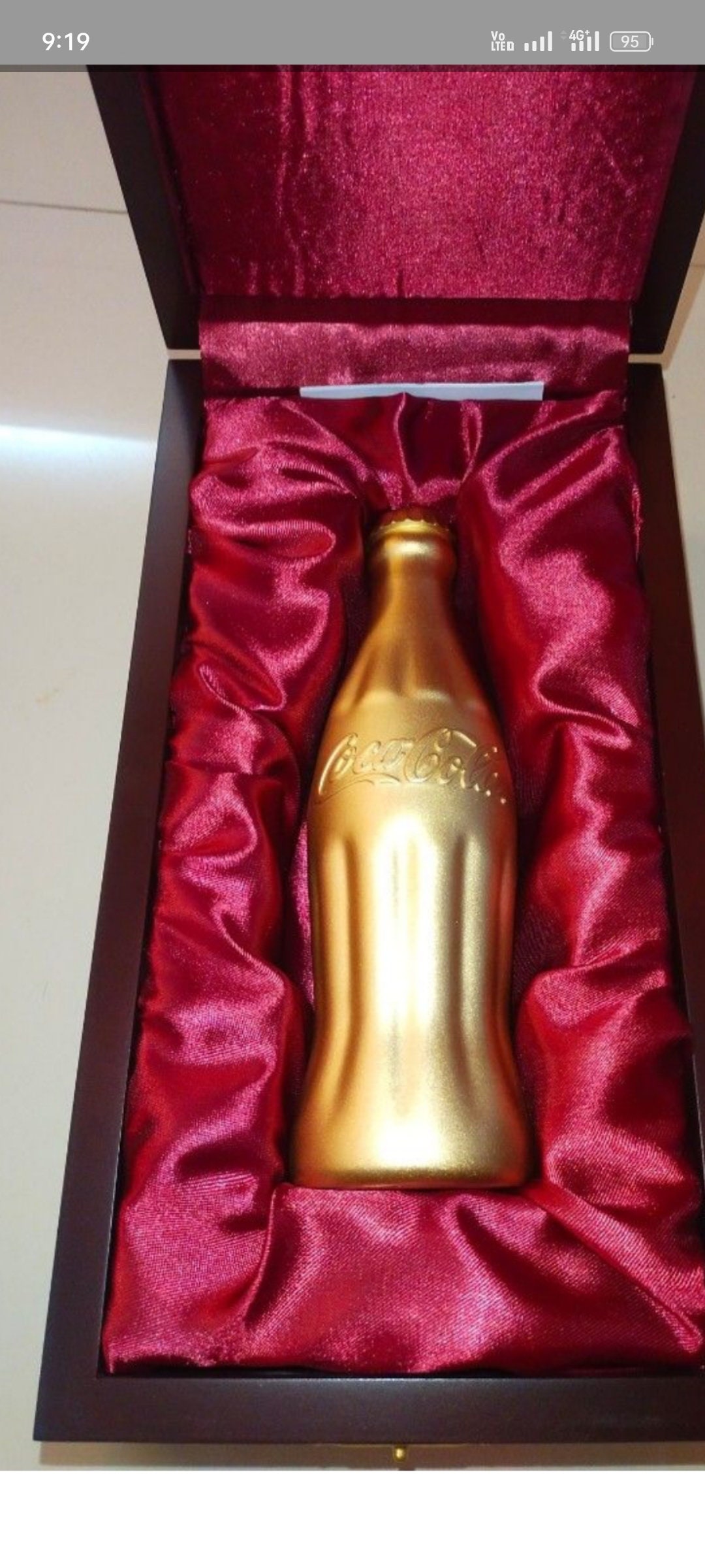 Item Rare Coca Cola Bottle 24k Gold Plated Limited Edition - Etsy