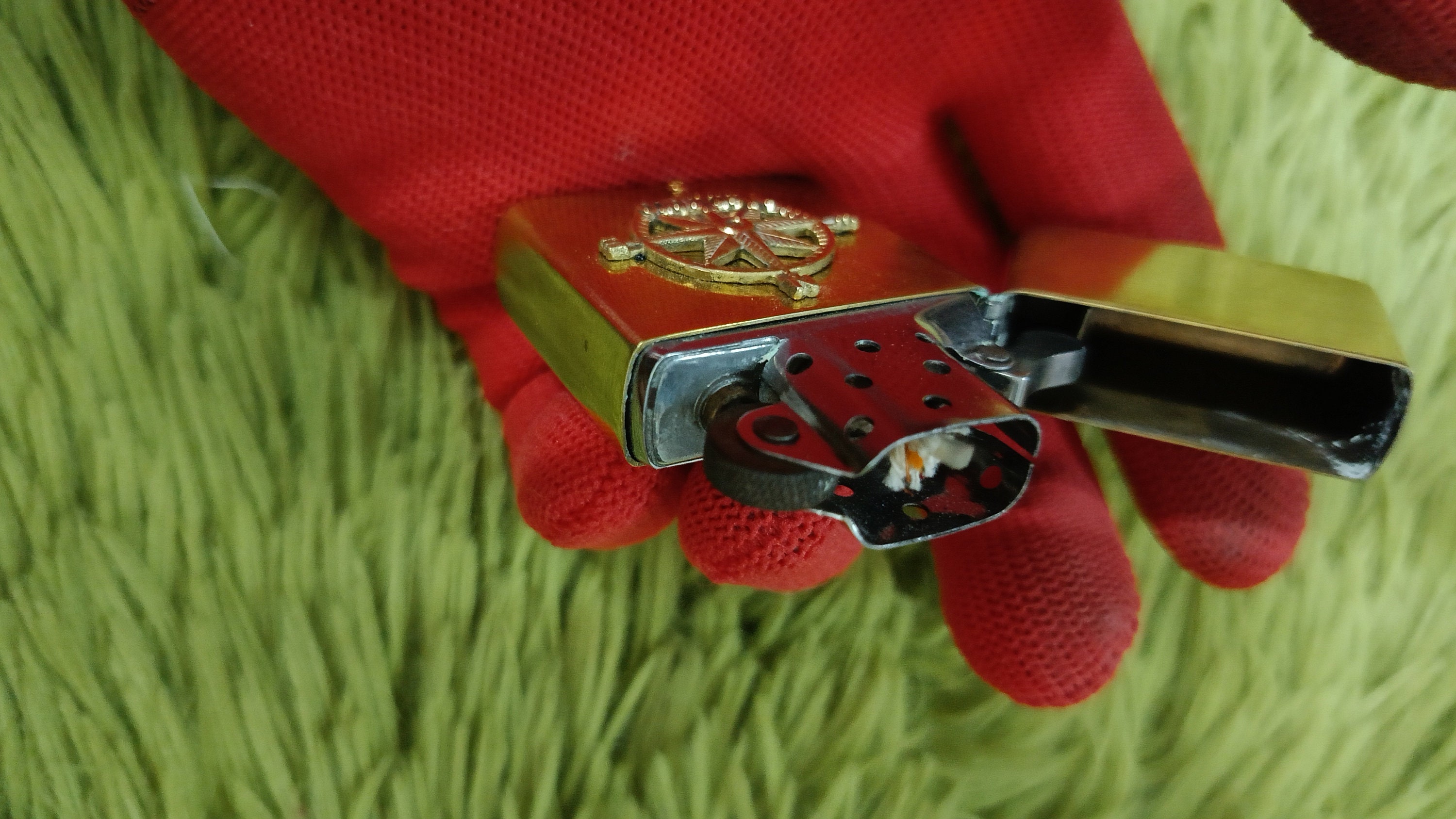 Zippo Rare Marlboro Compass Emblem Brass Used 1996 - Etsy