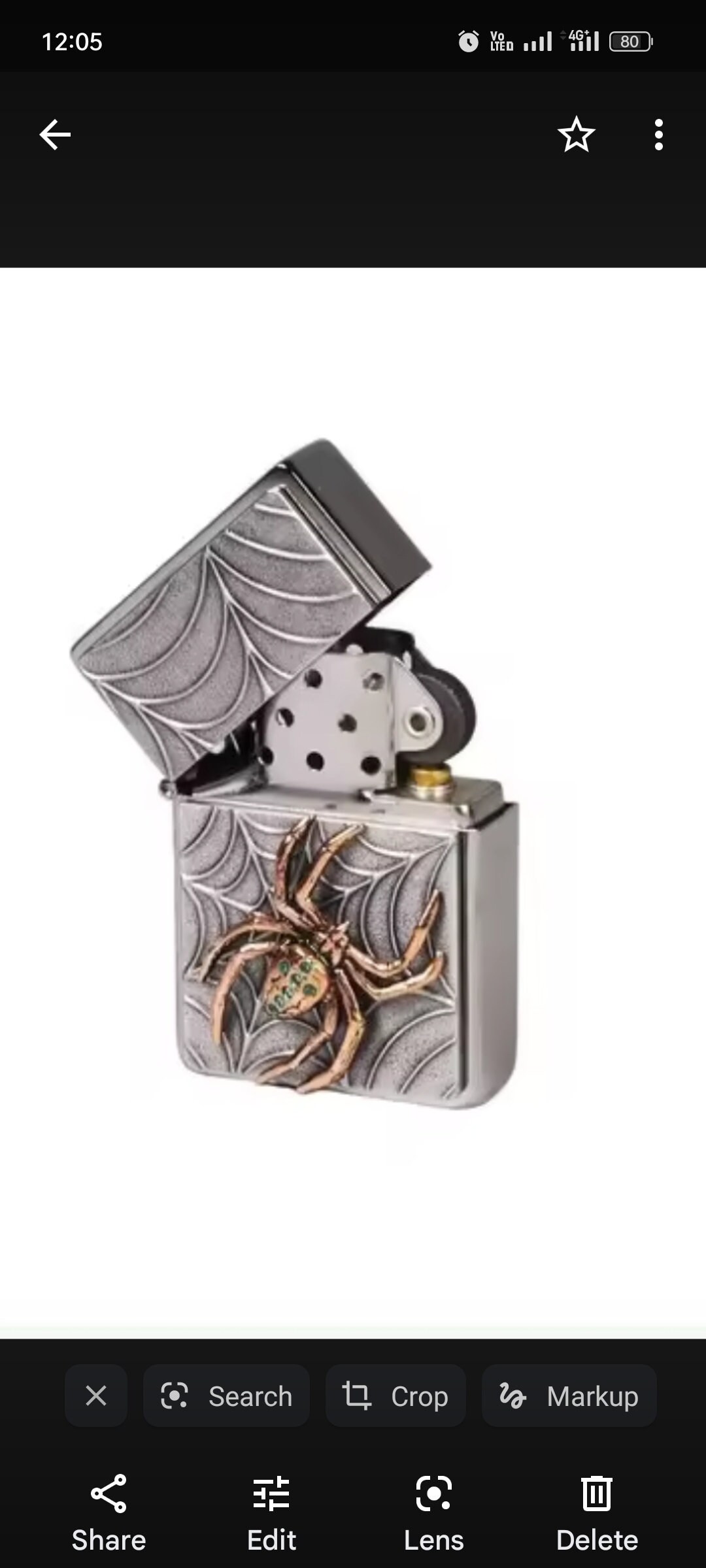 Zippo Limited Edition Copper Spider 1000 Pc's Worldwide - Etsy