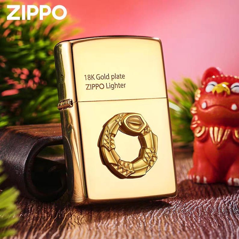 Zippo Very Nice Dragon 18k Gold Plate Limited Edition - Etsy