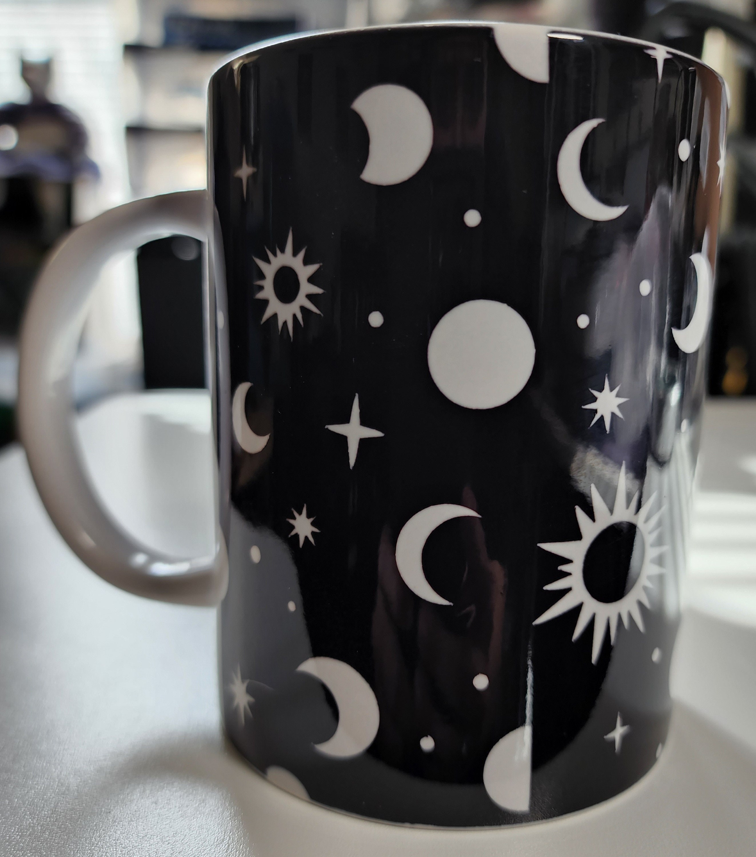Celestial Coffee Mug ~ Moon Coffee Mug ~ Space Coffee Mug ~ Stars ...