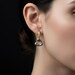 Mixed Metal Heart Hoop Earrings Waterproof Hypoallergenic Earring Hoops ...