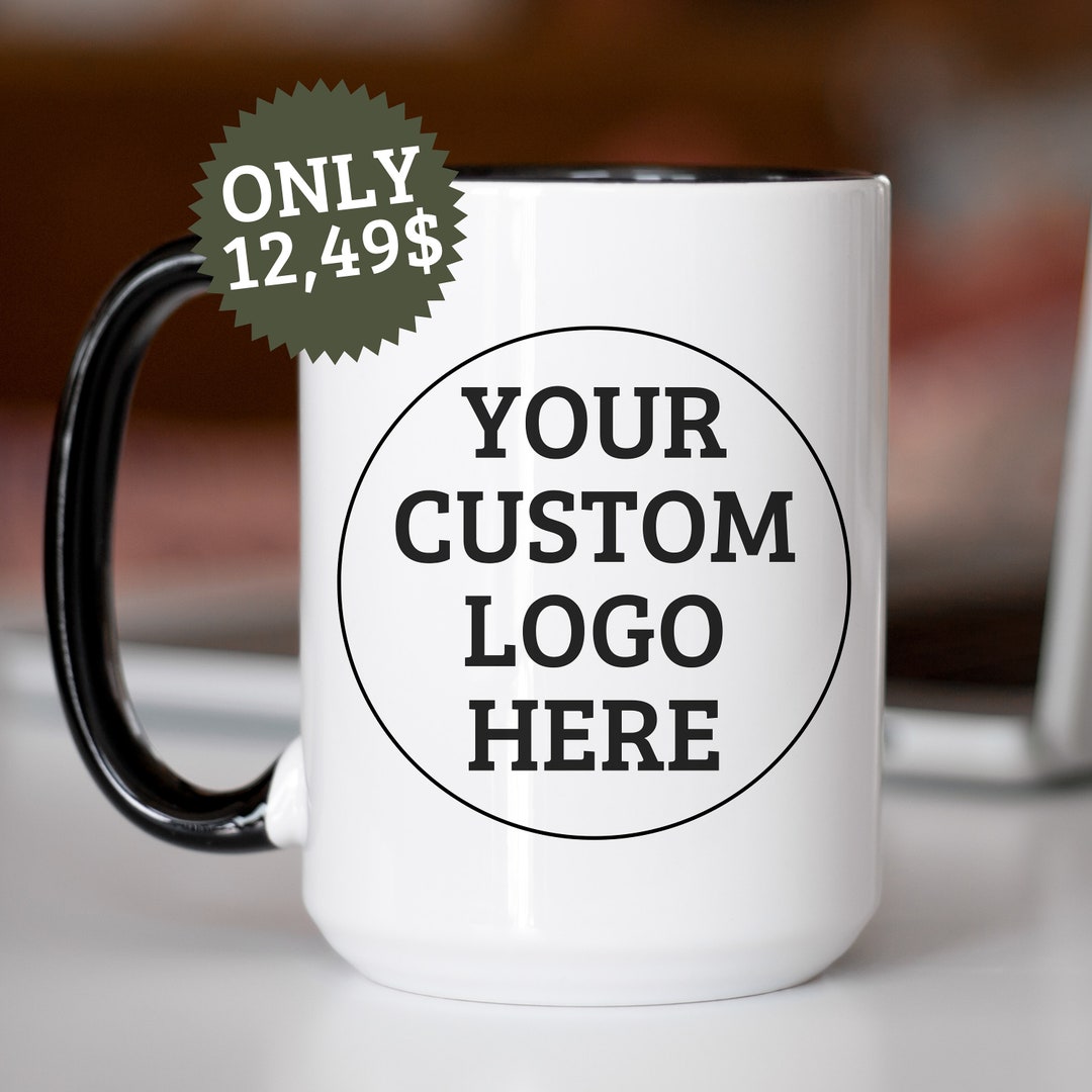 Custom Mug With Logo for Company, Ideal Promotional Item or Corporate ...