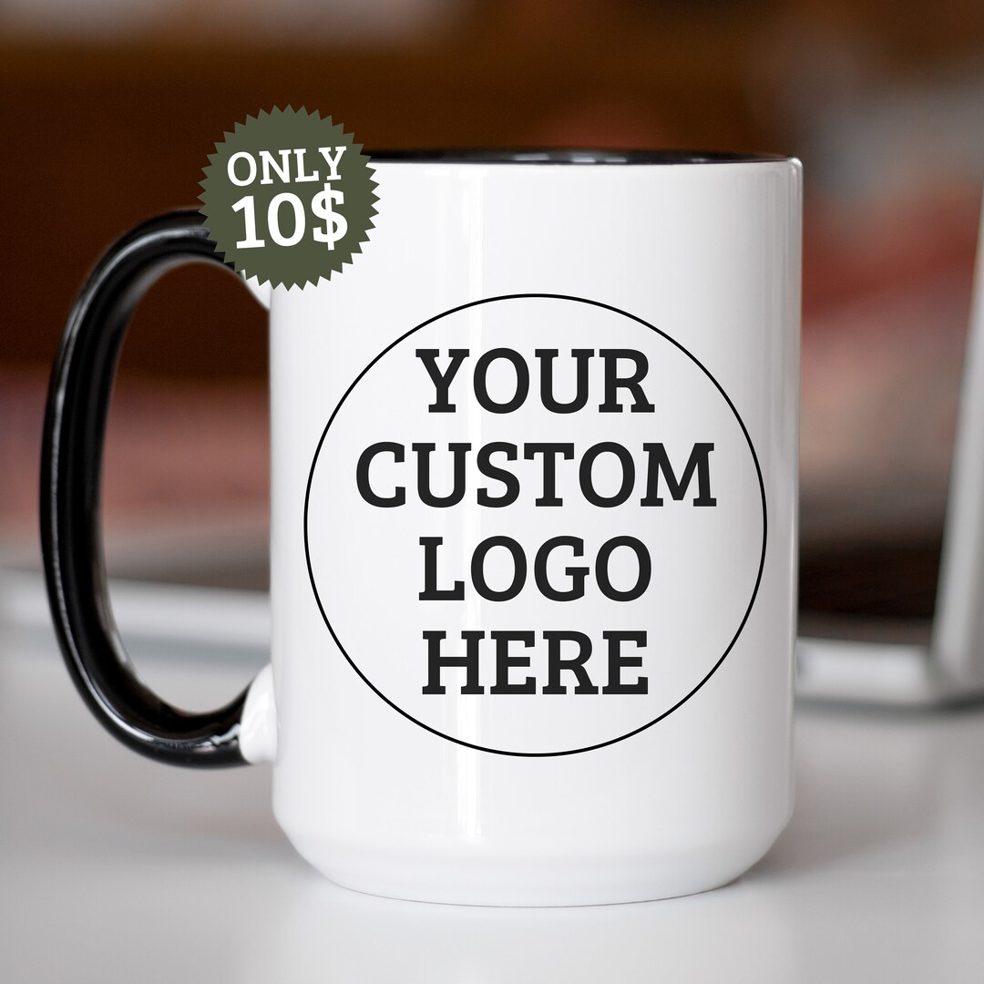 Custom Mug With Logo for Company, Ideal Promotional Item or Corporate ...