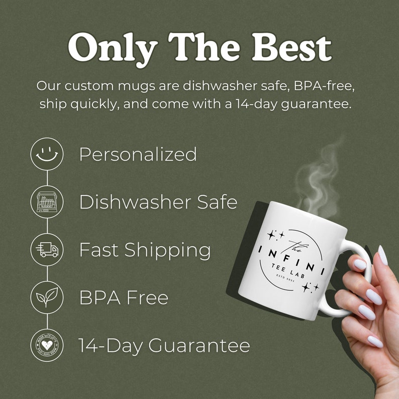 Custom Logo Mug Bulk, Promotional Business Mugs, Wholesale Coffee Cup ...