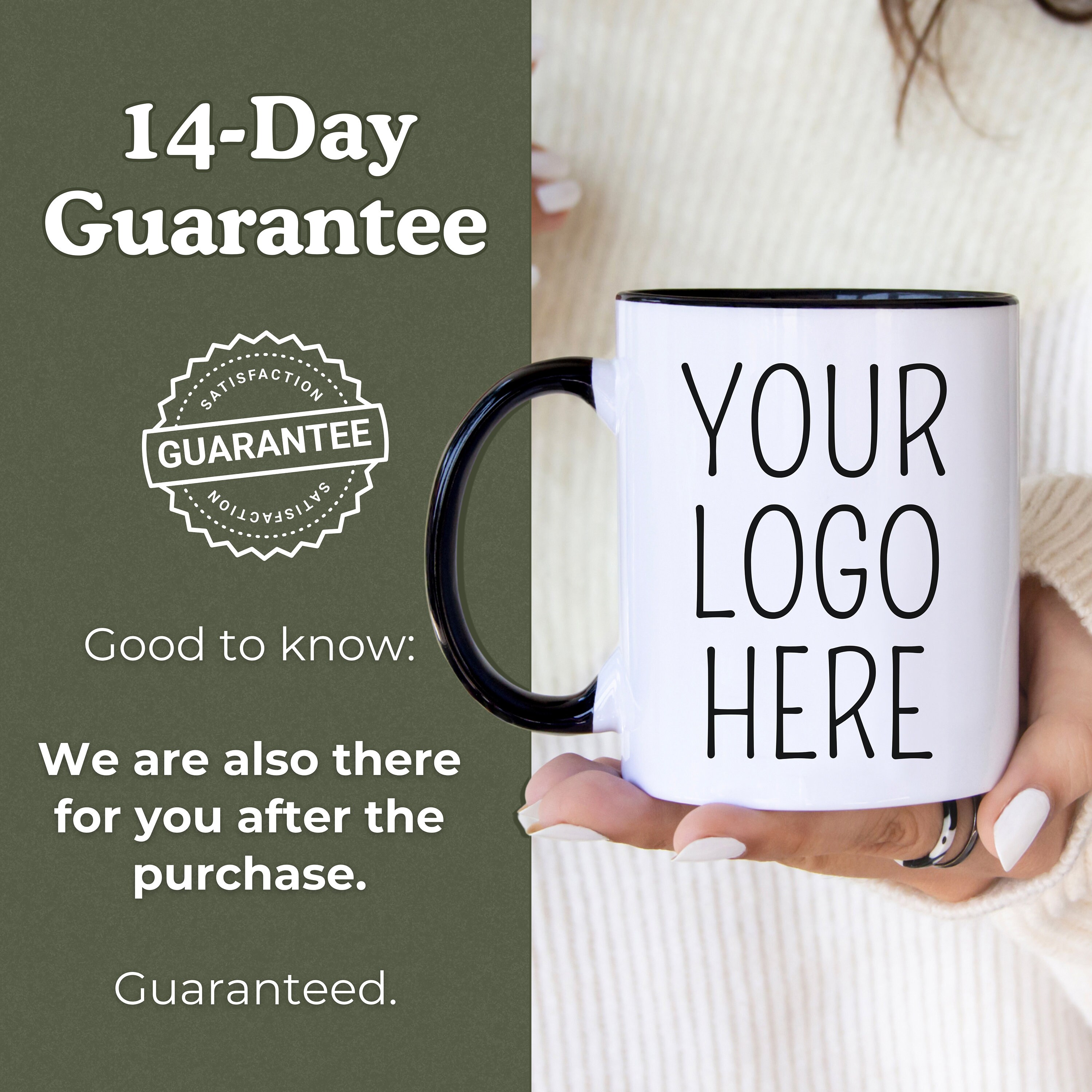 Custom Mug With Logo for Company, Ideal Promotional Item or Corporate ...