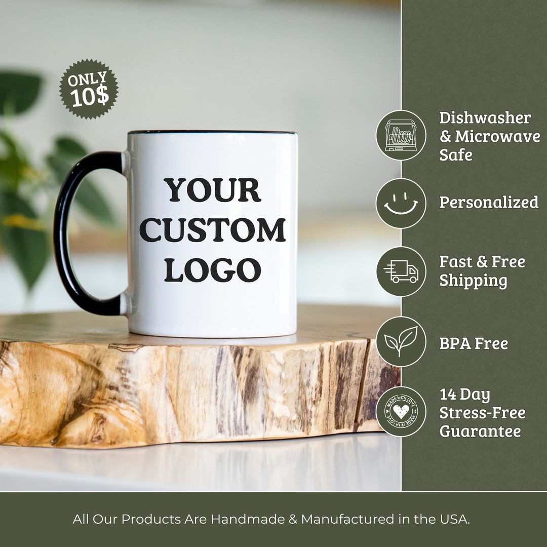 Personalized Logo Mug, Custom Wholesale Mugs, Personalized Logo Cup ...