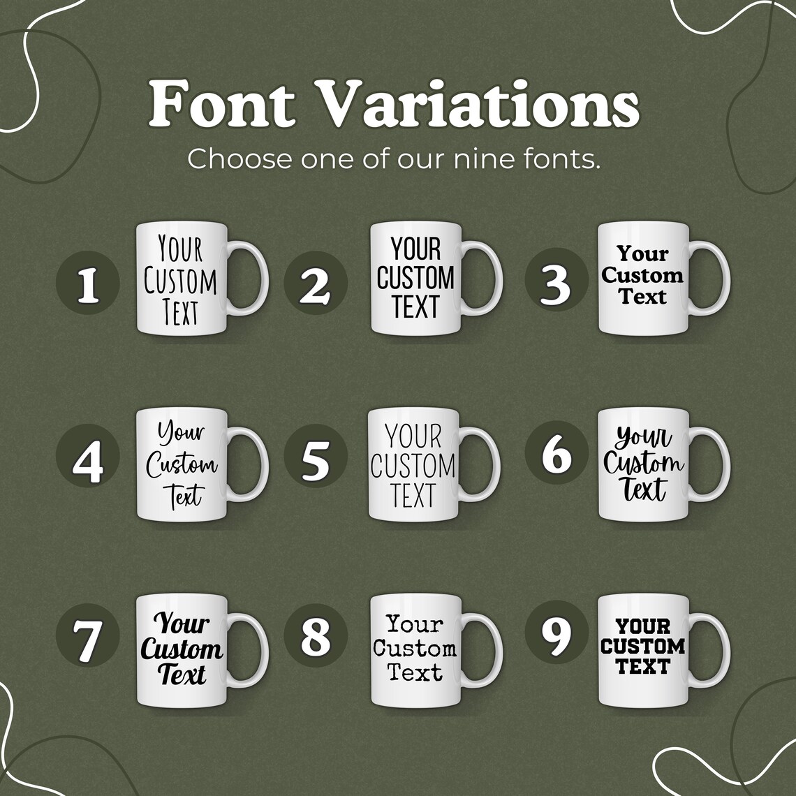 Create Your Own Mug, Custom Mug With Text, Customizable Mug, Personal ...
