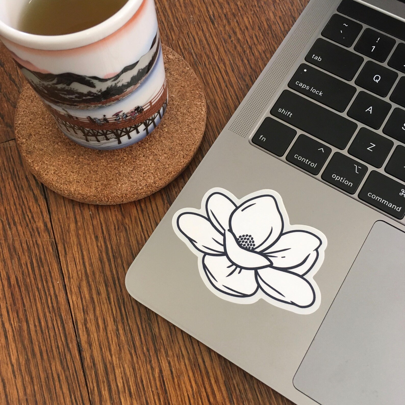 Mississippi Magnolia Sticker – Die-cut, Weatherproof, Dishwasher Safe ...
