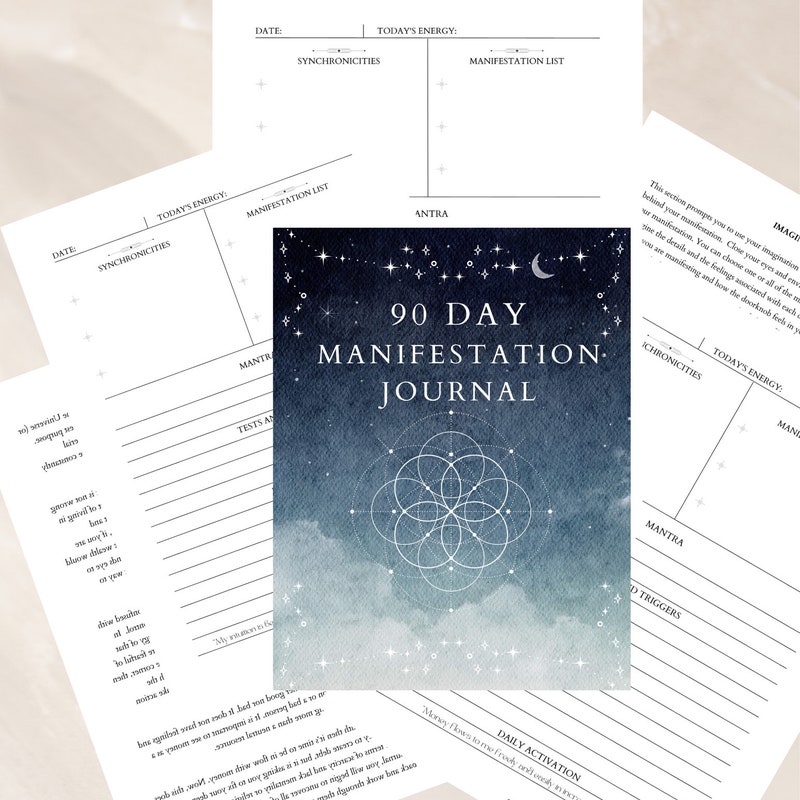 Manifestation Journal - Etsy