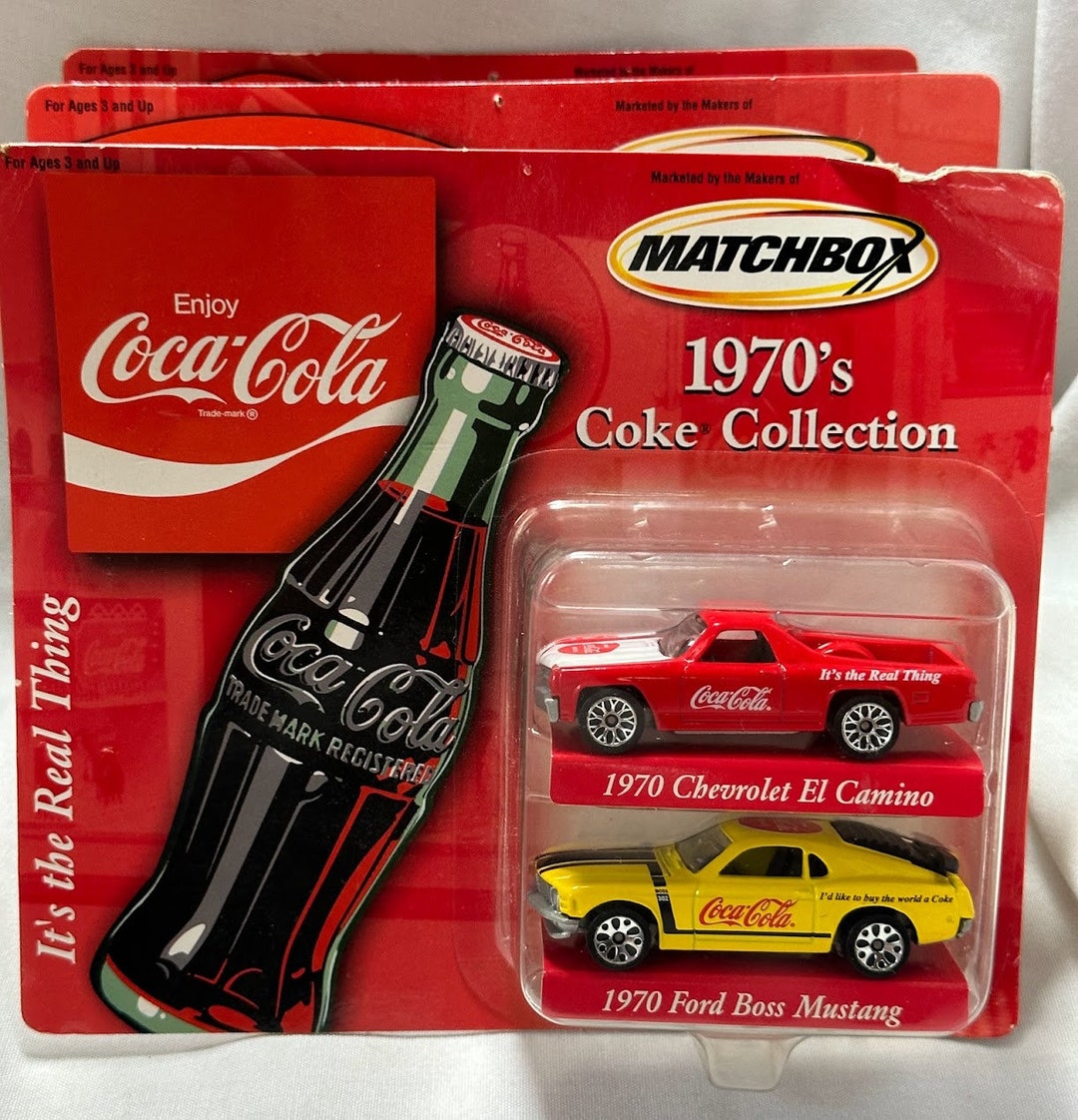 Coca-cola/ Matchbox 1970's Vintage Coke Car Collection New in Box - Etsy