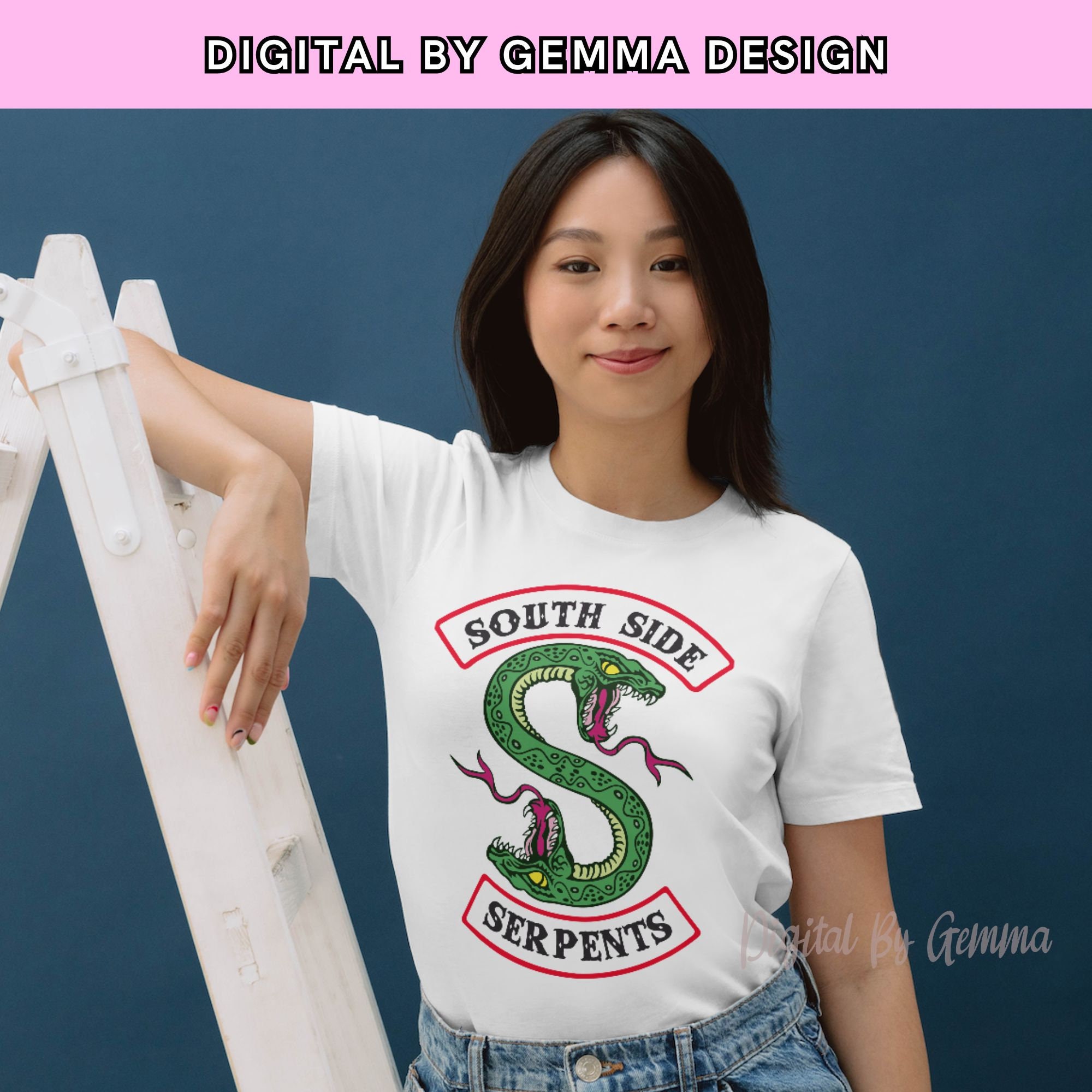 Southside Serpents Jacket Silhouette Design - Ready for Print and Cut - Etsy