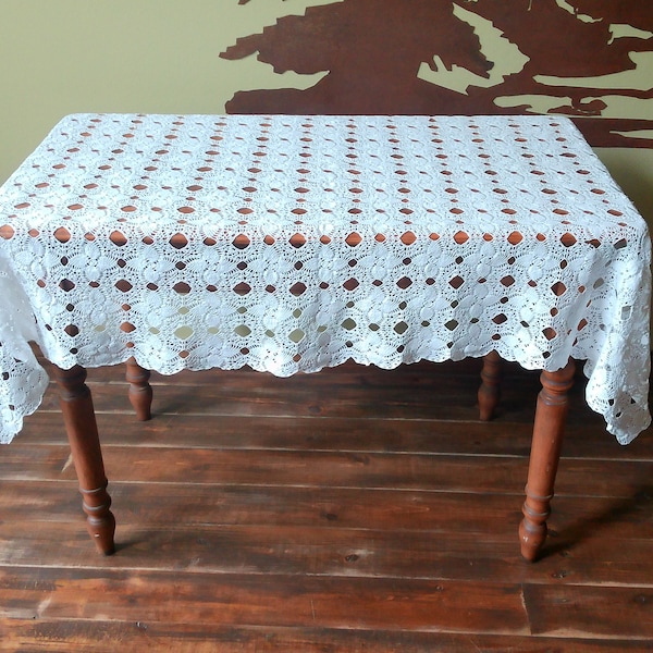 Crochet Doily Tablecloth - Etsy
