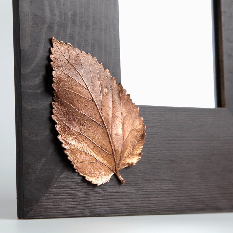 Electroformed Leaf. Copper With Brown Patina. Real Tree Leaf on a ...