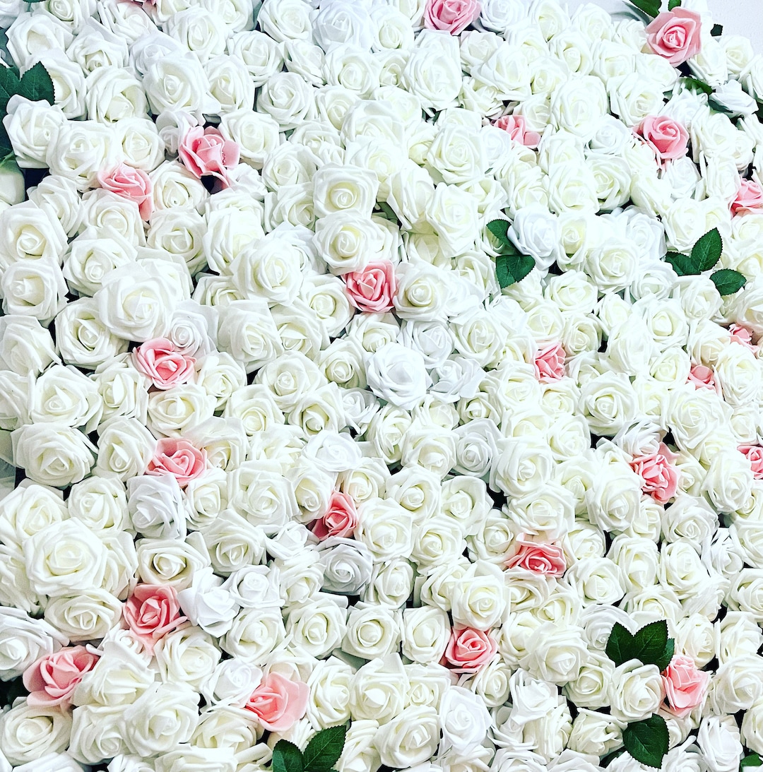 Flower Wall With Name Sign Floral Letter Flower Baby Room Decor Nursery ...