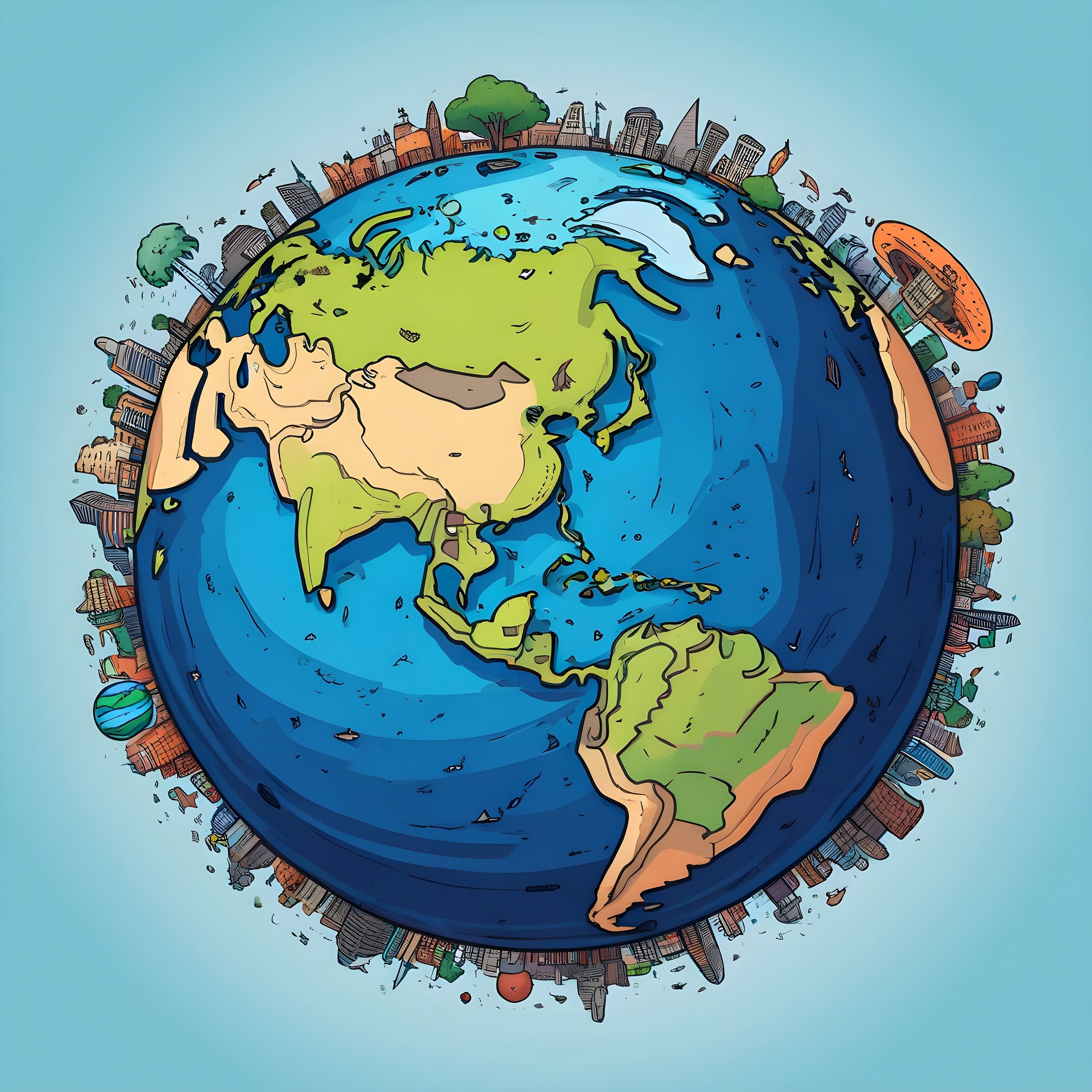 Planet Earth Digital Poster - Etsy