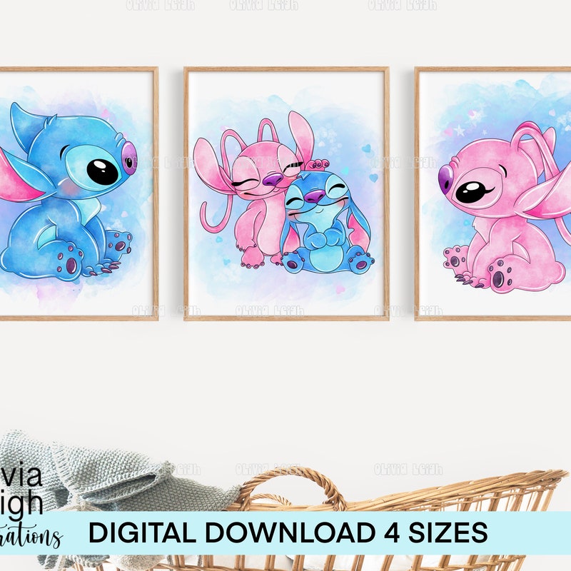 Stitch Wallpaper - Etsy