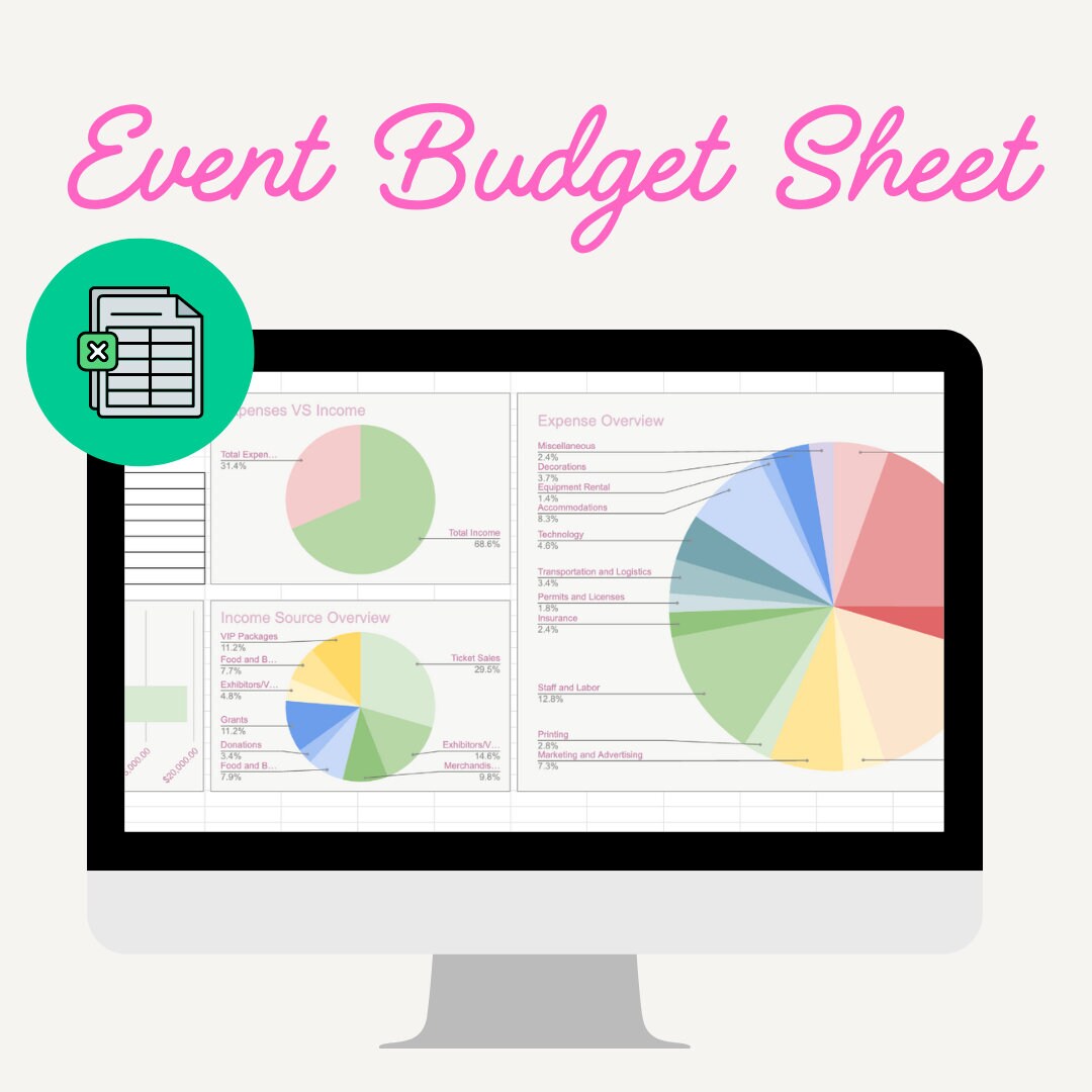 Event Planner Budget Template: Google Sheets Excel for Seamless ...