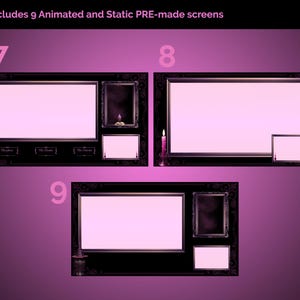 Witchy Gothic Animated Stream Pack: Twitch Overlays, Scenes, Alerts and ...