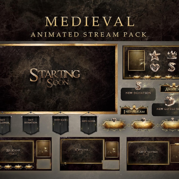 Overlay Victorian Twitch - Etsy