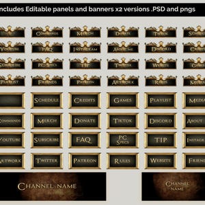 Animated Dungeons and Dragons Stream Overlay: Medieval Twitch Overlays ...