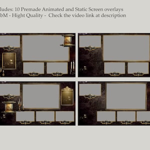 Animated Dungeons and Dragons Stream Overlay: Medieval Twitch Overlays ...