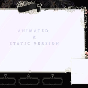 Gothic Animated Stream Screen Overlays, Twitch Pack, Vtuber, Overlays ...