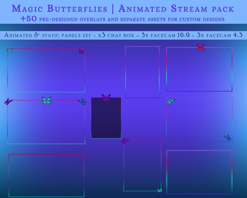 Enchanted Forest Stream Package: Animated Twitch Overlays - Etsy