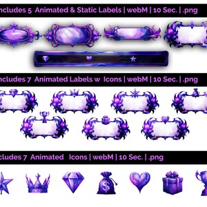 Celestial Animated Stream Pack: DND, Vtuber Screens - Etsy