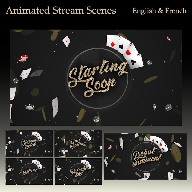 Animated Poker Stream Overlay: Casino Night Twitch Scenes (MP4/PNG) - Etsy