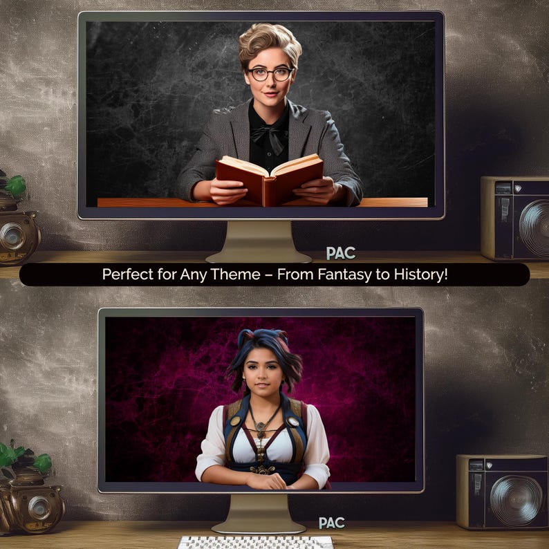 Animated Backgrounds Pack: Streaming & Virtual Meeting Ambiance ...