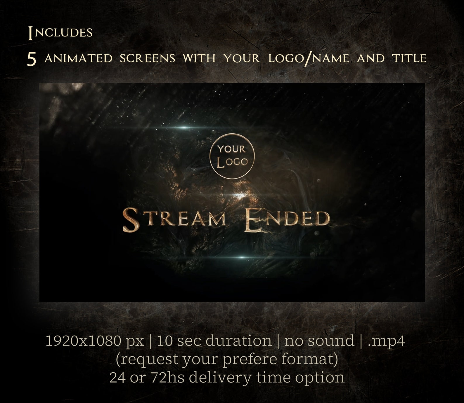 Custom Medieval Stream Scenes | Animated Twitch Overlays - Etsy