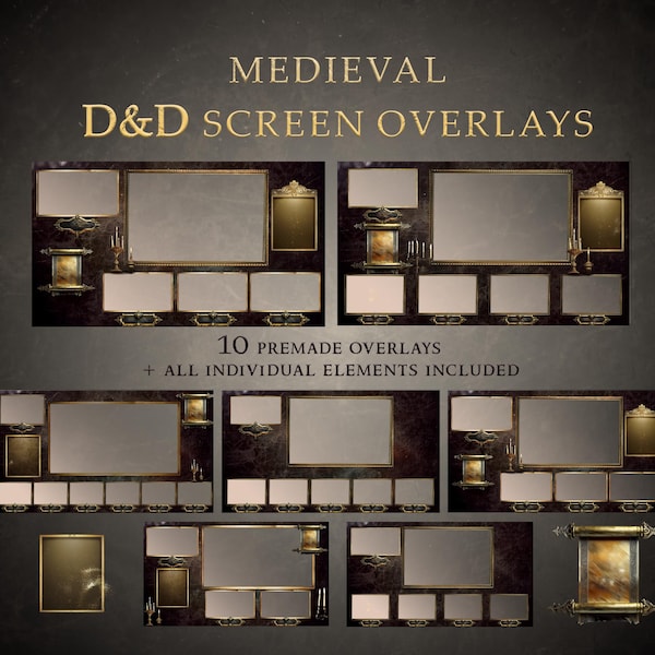 Twitch Overlay Epic Fantasy - Etsy