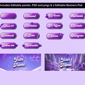 Candy Animated Stream Package - Festive Twitch Overlays, Holiday Sweet ...
