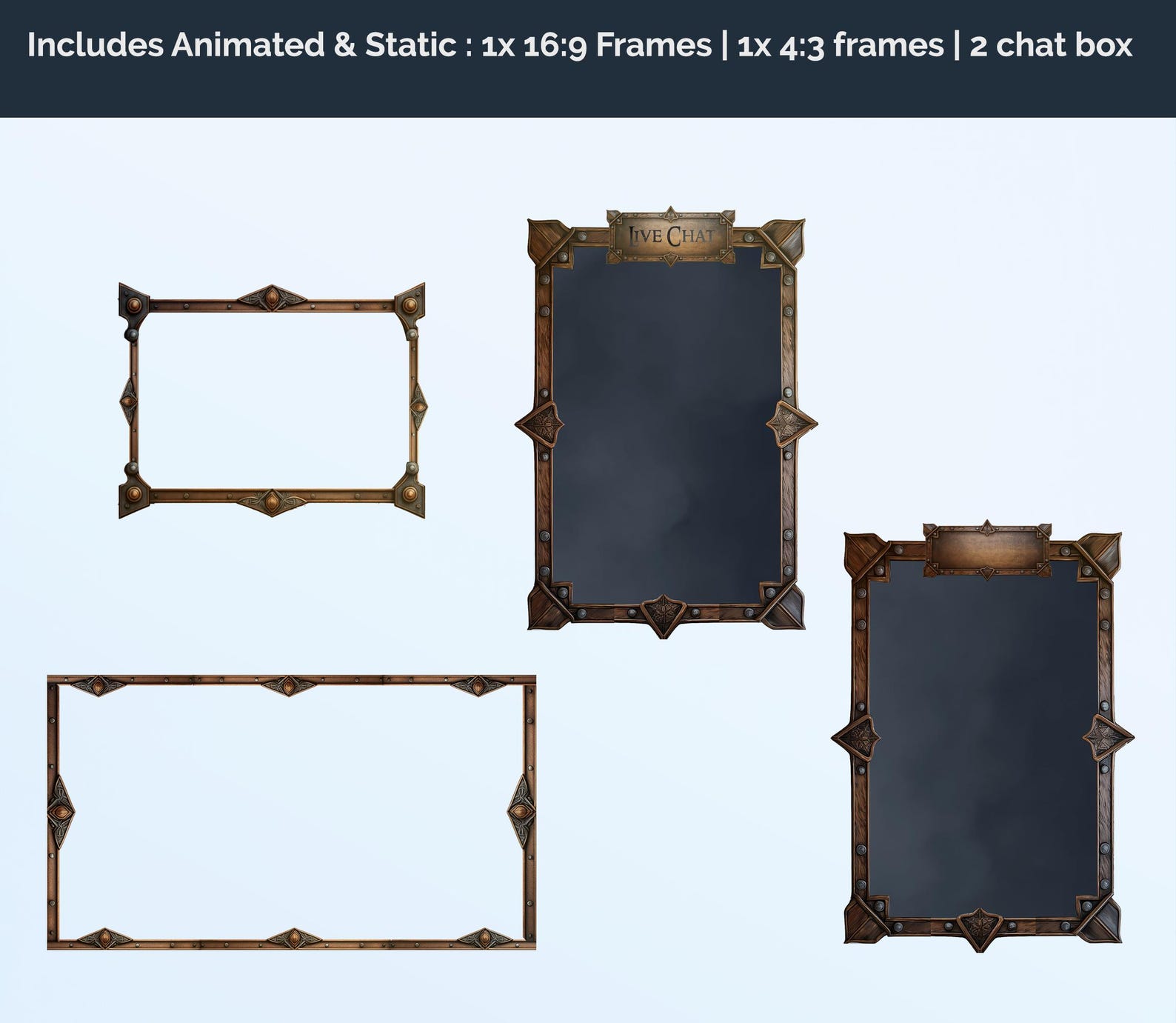 Medieval Kingdom Twitch Stream Overlay Pack: Dungeons and Dragons RPG ...