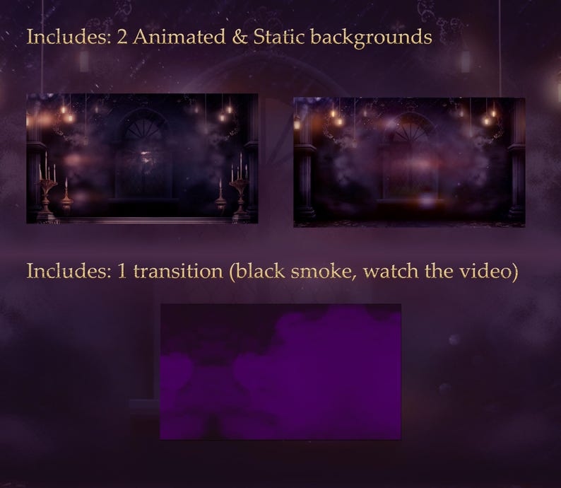 Royal Animated Stream Pack: Gold Medieval Twitch Overlay - Etsy