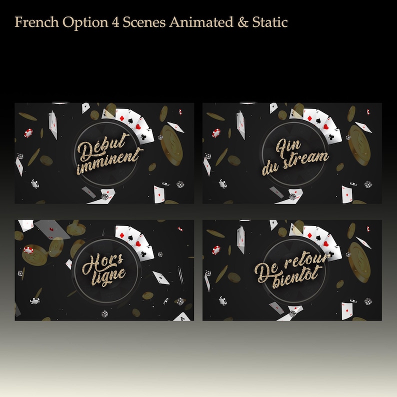 Animated Poker Stream Overlay: Casino Night Twitch Scenes (MP4/PNG) - Etsy