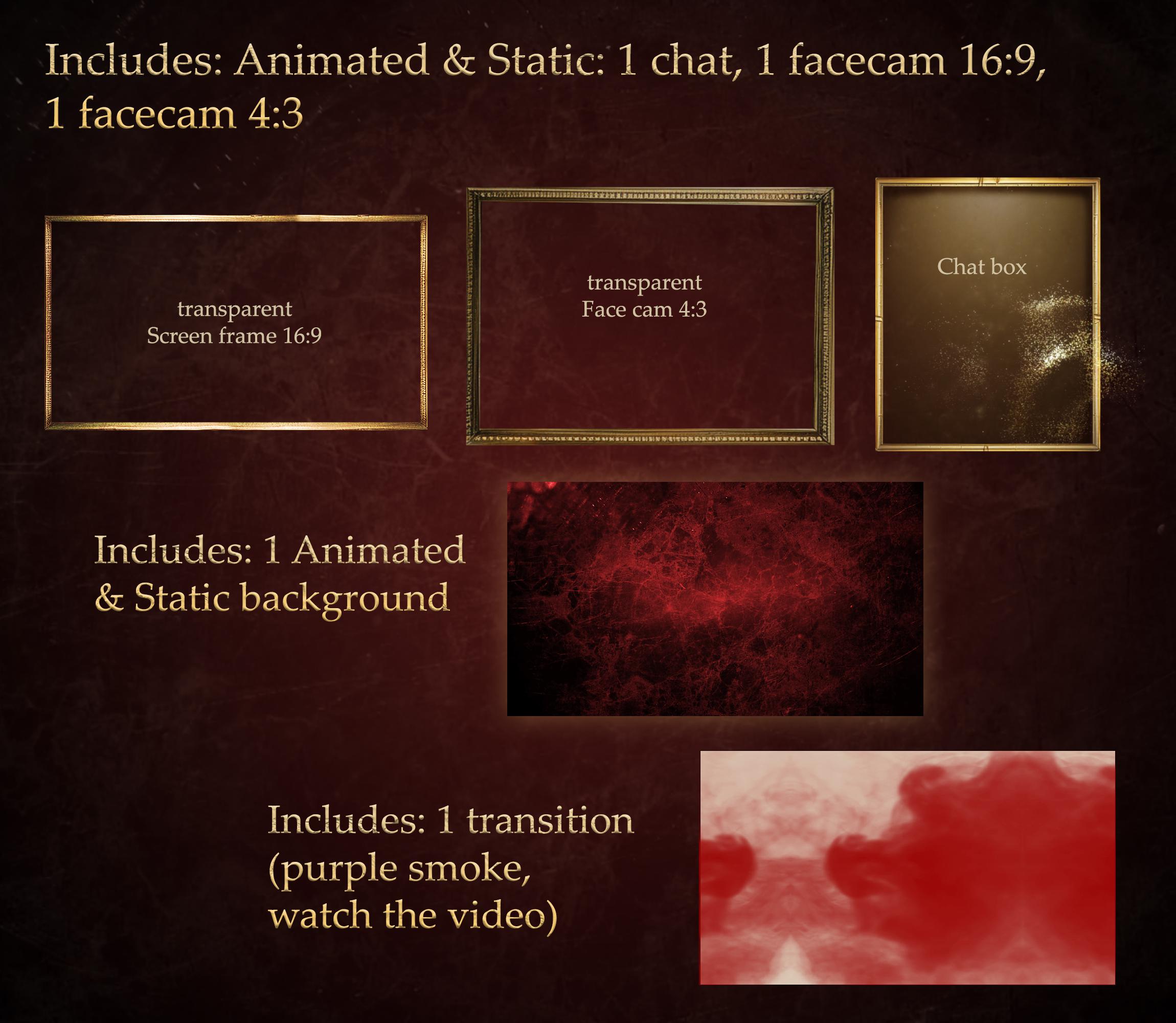 Medieval Animated Stream Package: Gothic Twitch Overlays - Etsy