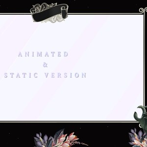 Gothic Animated Stream Screen Overlays, Twitch Pack, Vtuber, Overlays ...