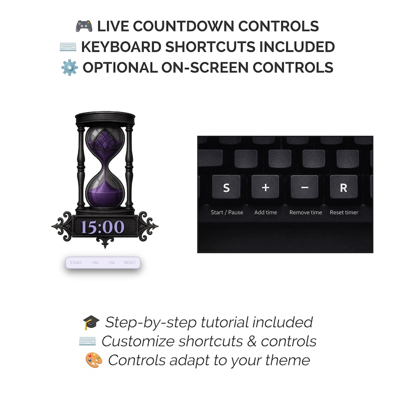 Interactive Stream Countdown | OBS and Streamlabs Timer | Custom Themes ...