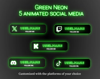 Custom Animated Kick Follow Button Popup Overlay - Etsy