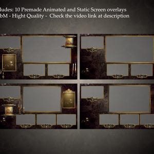 Animated Dungeons and Dragons Stream Overlay Pack | Medieval Twitch ...