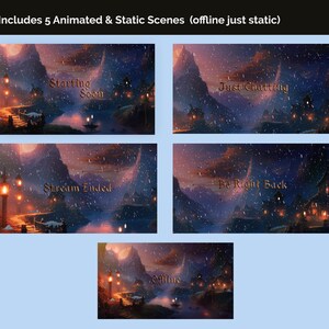 Viking Winter Stream Overlay: Animated Medieval Scenes (MP4, PNG) - Etsy